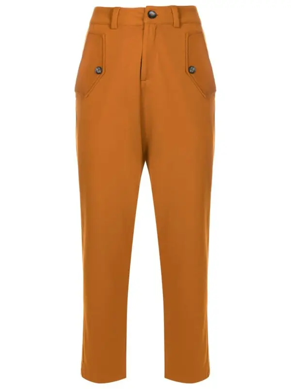 UMA | RAQUEL BLAY Uma | Raquel Davidowicz High-waisted Cropped Trousers