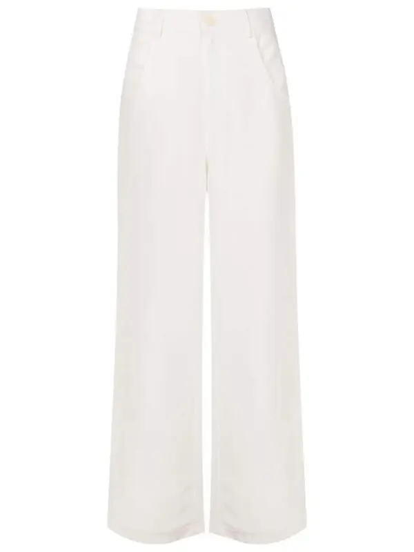 UMA | RAQUEL BLAY Uma | Raquel Davidowicz High-waisted Trousers - White