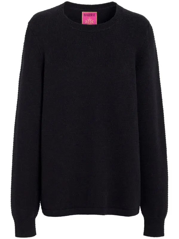 BARRIE Striped Chunky-knit Jumper