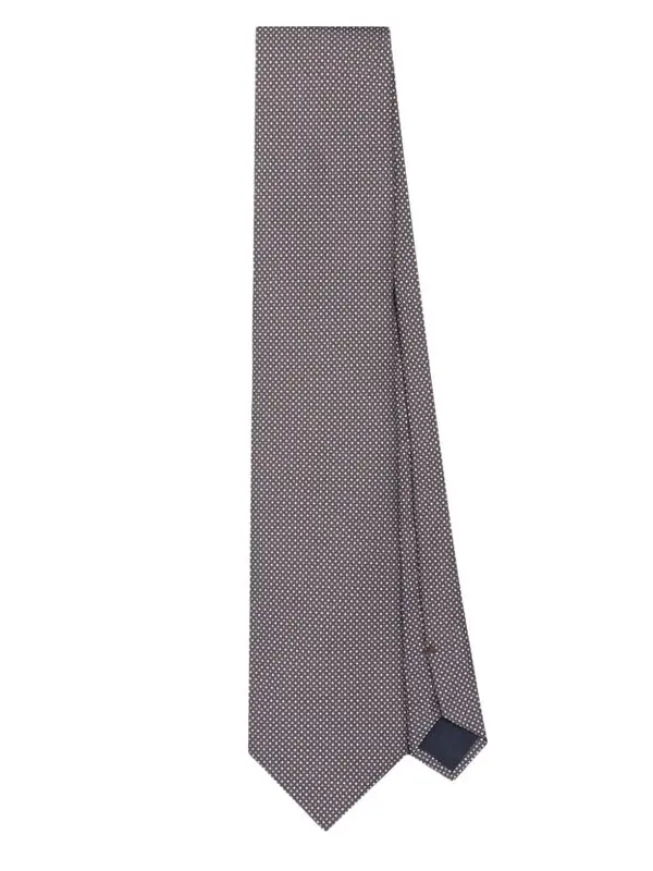Corneliani Silk Neck Tie - Grey