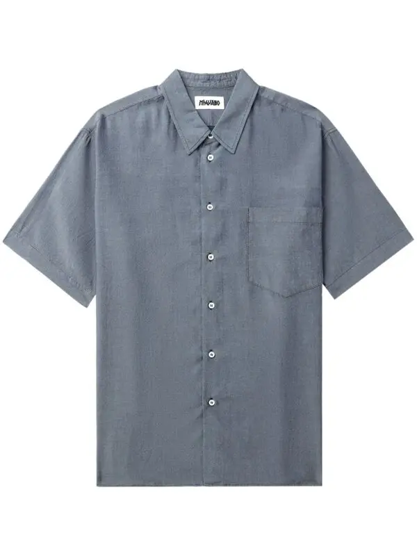 MAGLIANO Logo-print Lyocell Shirt