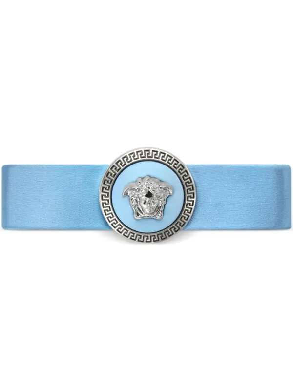 Versace Medusa Hair Clip In Blue - 40% Off | Editorialist display picture 2