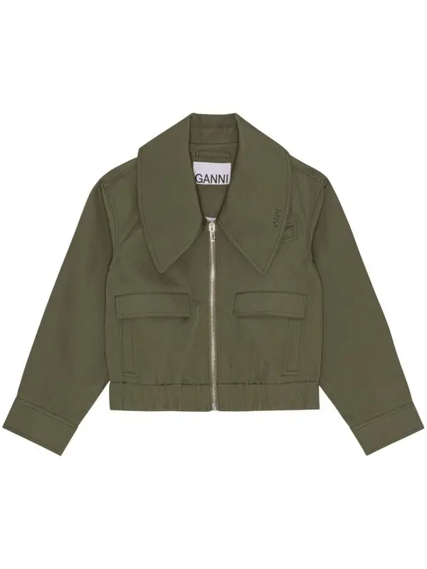 GANNI Oversized Collar Jacket