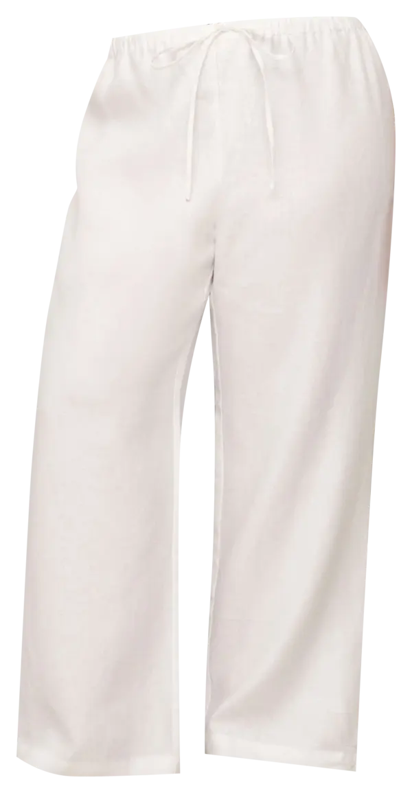 REFORMATION Olina Linen Pant - White