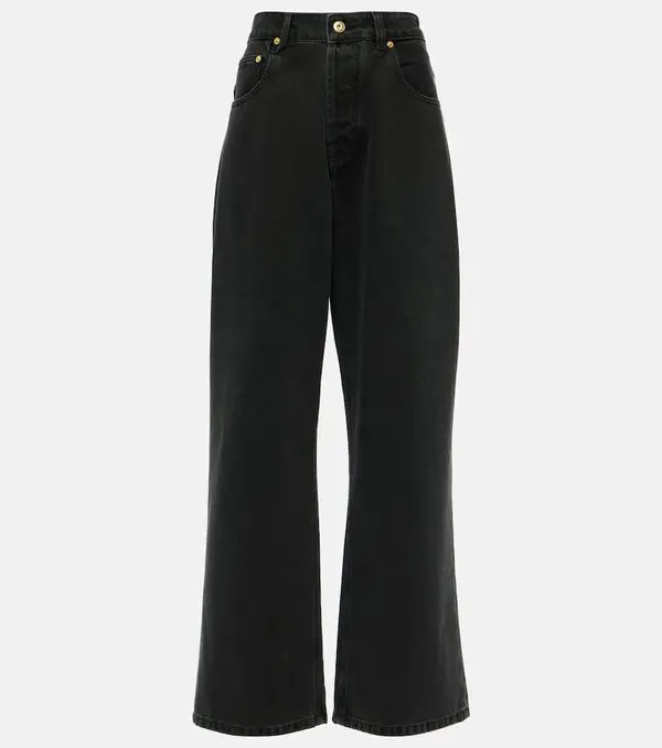 Jacquemus Le De-nîmes Wide-leg Jeans - Black