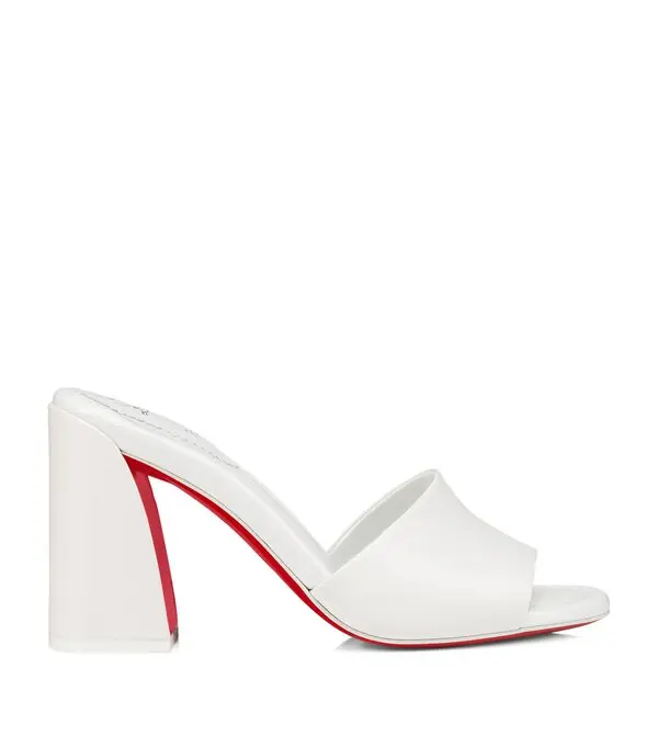 CHRISTIAN LOUBOUTIN Jane 85 Leather Mules