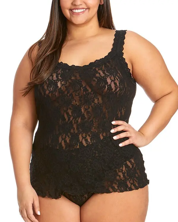 Hanky Panky Plus Signature Lace Classic Cami - Black
