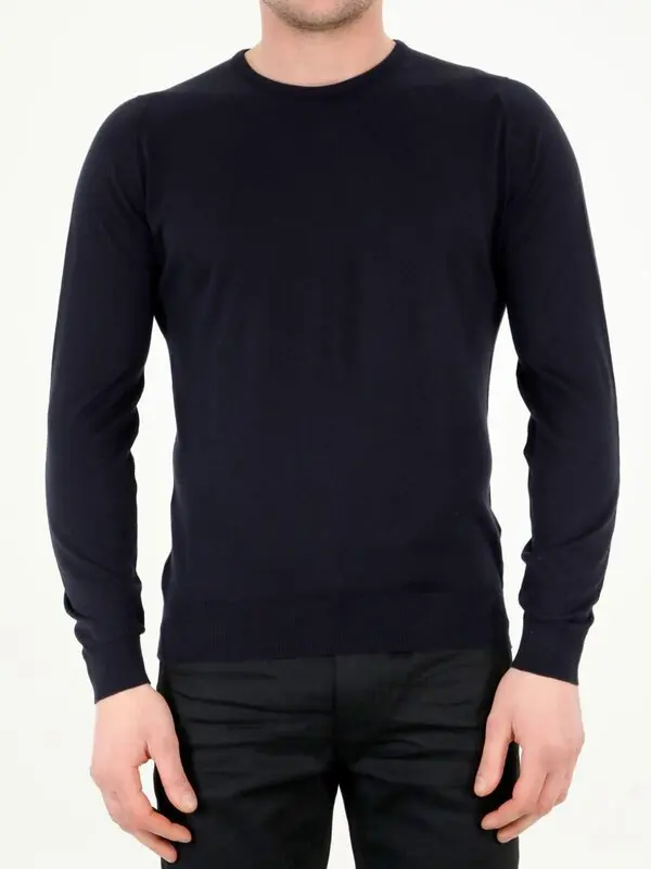 John Smedley Hatfield Pullover - Blue