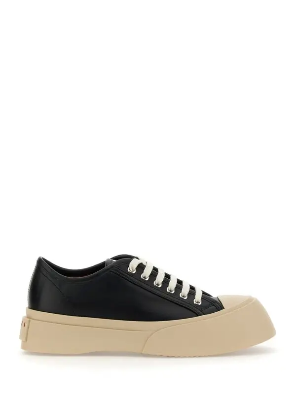 Marni Leather Sneaker - Black