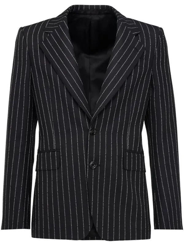 Alexander McQueen Pinstripe Single-breasted Jacket