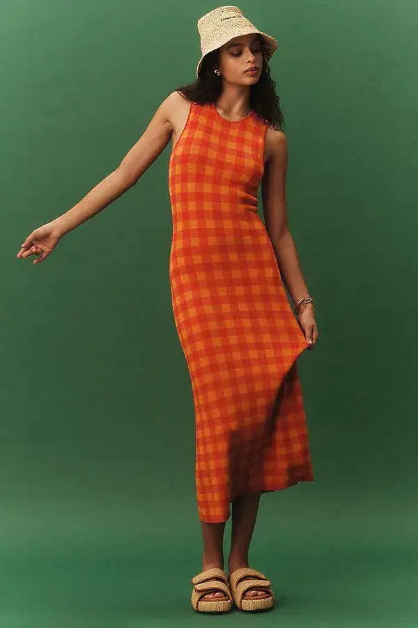 Simonmiller Axon Sleeveless Knit Dress In Red - 40% Off | Editorialist