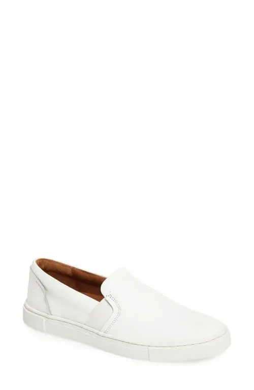 Frye Ivy Slip-on Sneaker - White | Editorialist