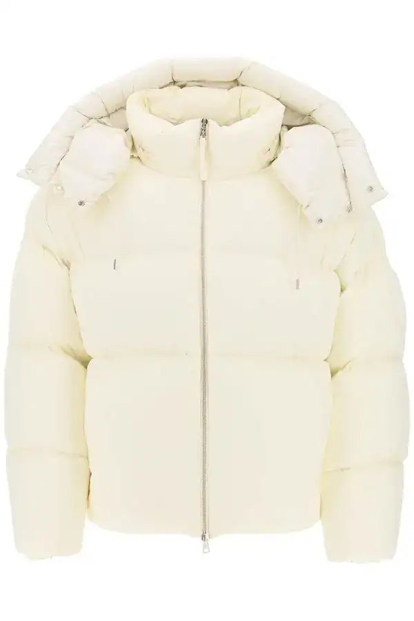 Moncler X Roc Nation By Jay Z Antila Short Puffer Jacket White