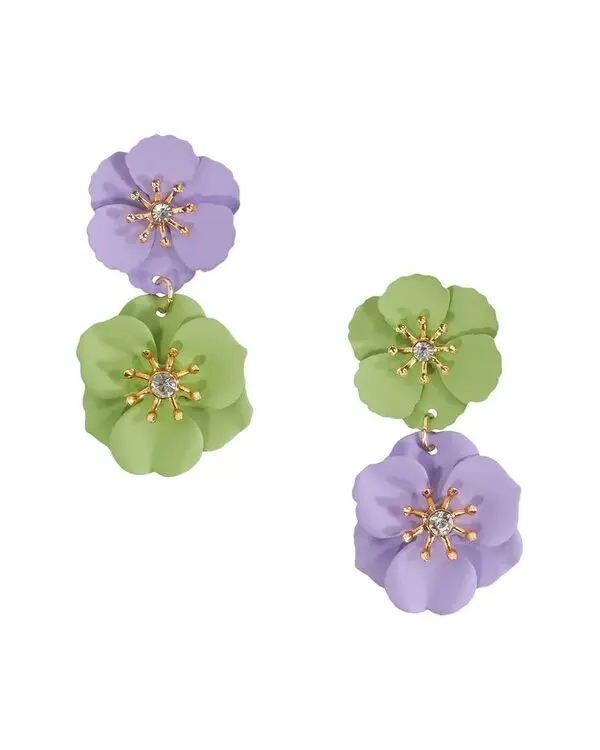 Buy Roller Rabbit Zada Earrings - Green At 55% Off | Editorialist