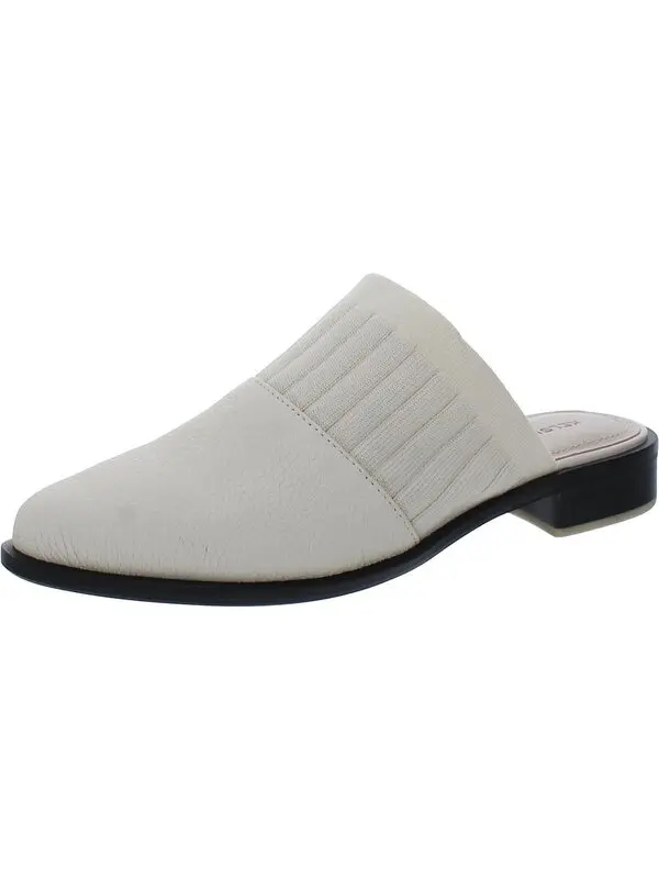Buy KELSI DAGGER BROOKLYN Auroratk Leather Slip On Mules - White At 22% ...