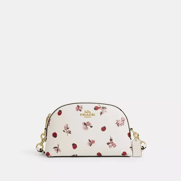 Buy COACH OUTLET Madi Crossbody With Ladybug Floral Print - White At 63 ...
