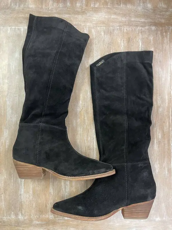 Buy Free People Sway Low Slouch Boot - Black At 45% Off | Editorialist