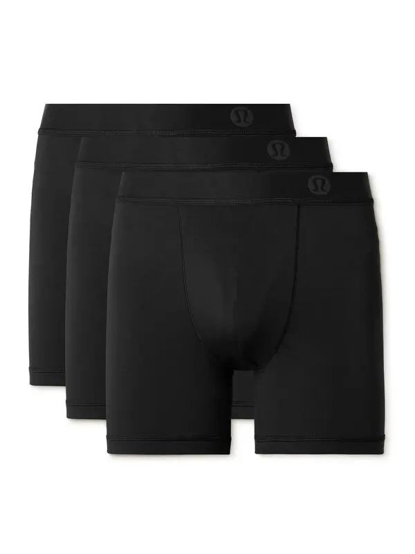 Lululemon Always In Motion Three-pack Stretch-modal Jersey Boxer Briefs