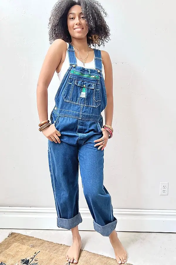 Anna Corinna Vintage Liberty Overalls Selected By - Blue | Editorialist