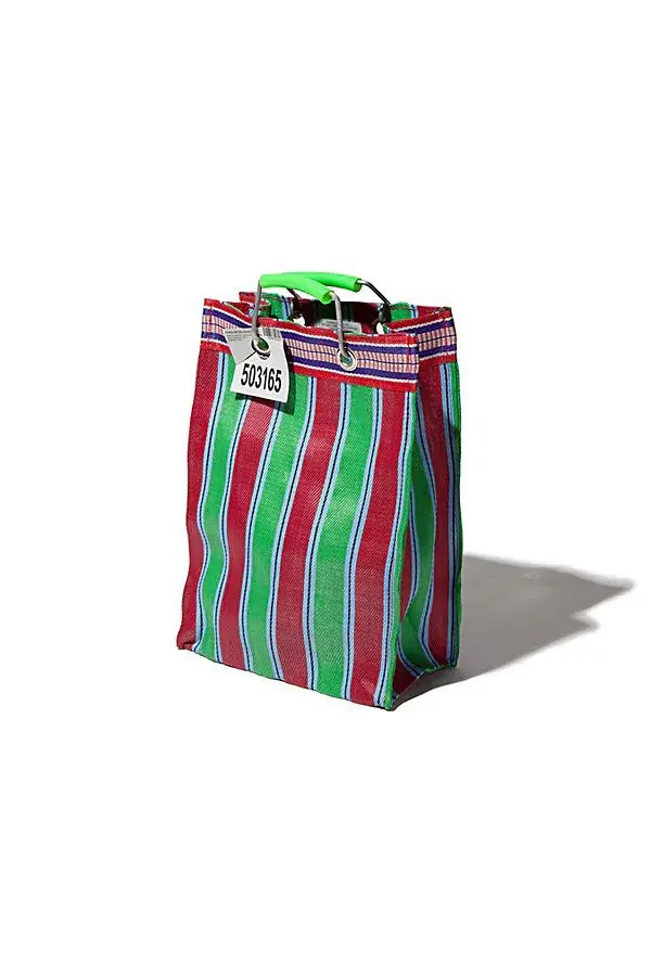 PUEBCO Recycled Rectangle D15 Plastic Bag - Green - Medium