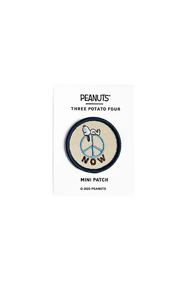 Three Potato Four X Peanuts Snoopy Peace Now Mini Patch - Neutral Motif ...