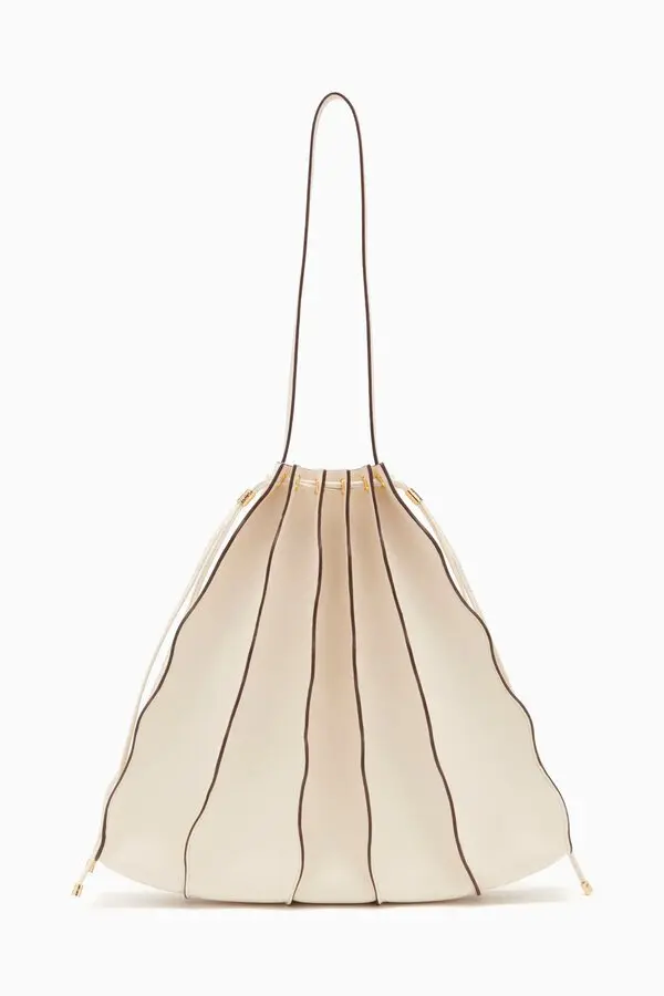 Ulla Johnson Adria Pleated Wave Tote