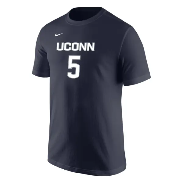 University Of Connecticut UConn Official Stacked Logo Unisex T-Shirt - 100% Cotton, Printed In USA - View #9