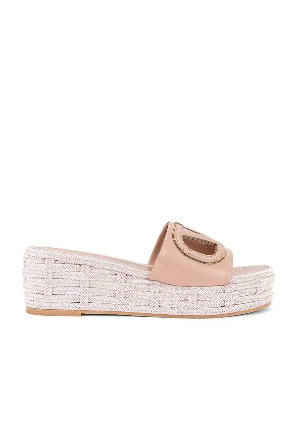 Valentino Garavani V Logo Cut-out Slide