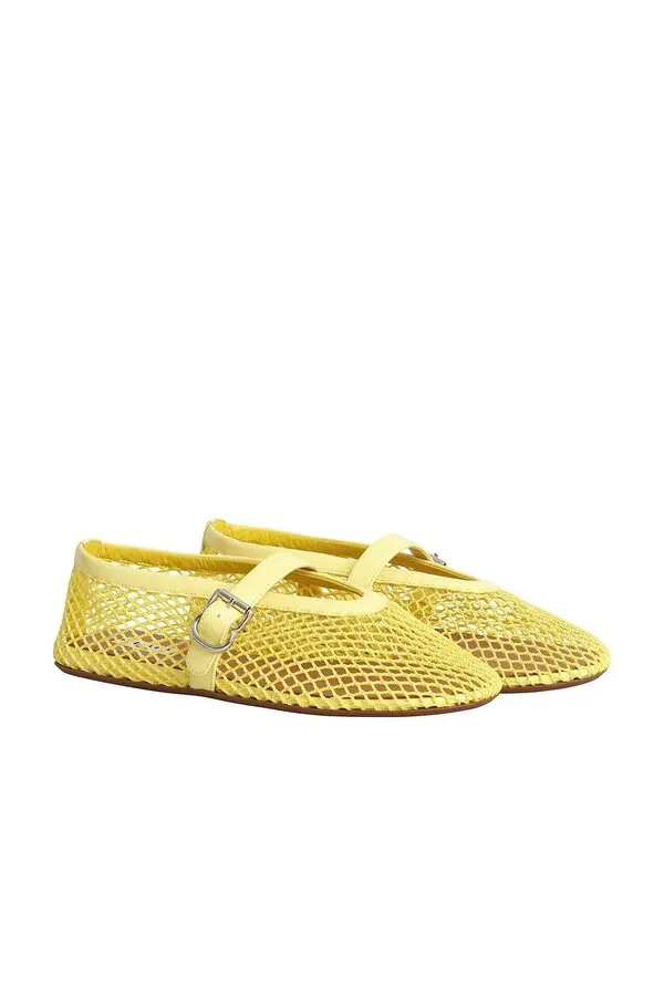 Alaïa Ballet Flats - Jaune Citron