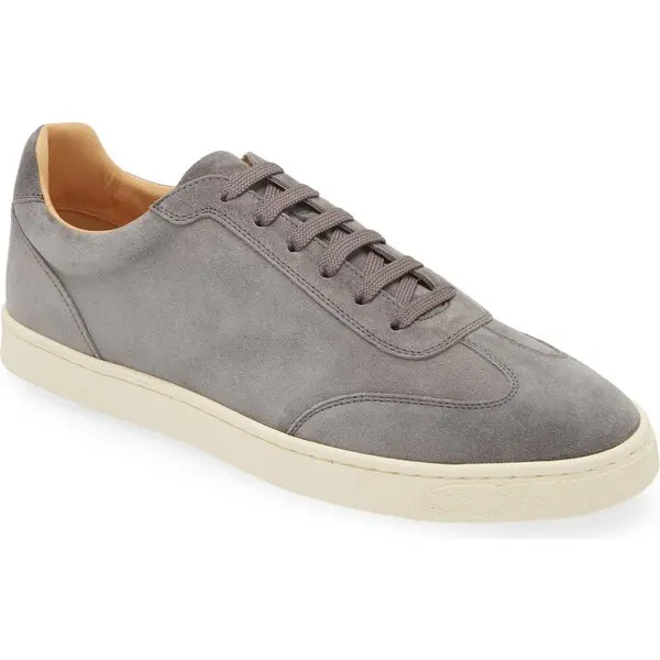 Brunello Cucinelli Suede Low Top Sneakers - Light Grey