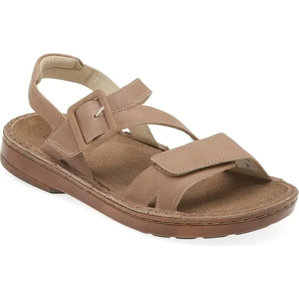 Naot Castelo Sandal - Khaki Beige Leather