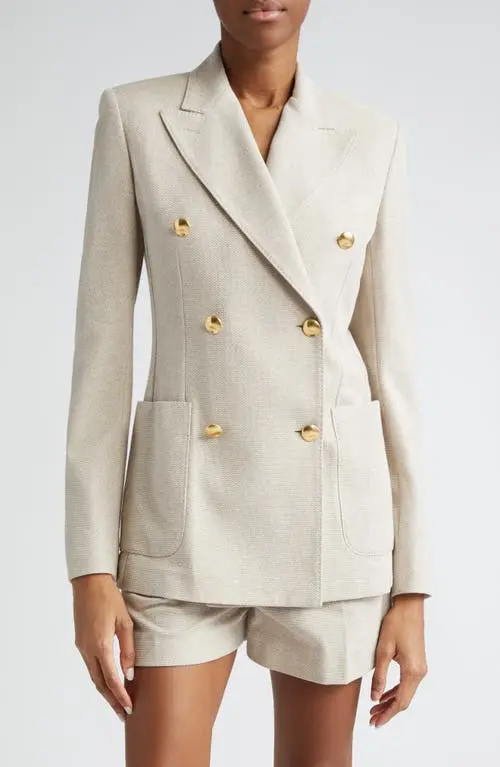 Max Mara Vanadio Cotton Piqué Knit Blazer