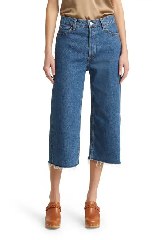 FRAME High-waist Capri Jeans