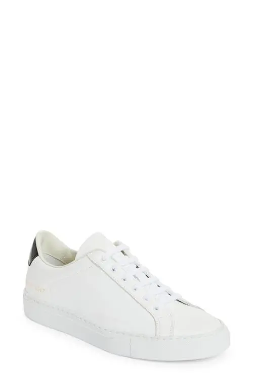 COMMON PROJECTS Retro Classic Low Top Sneaker - White/black