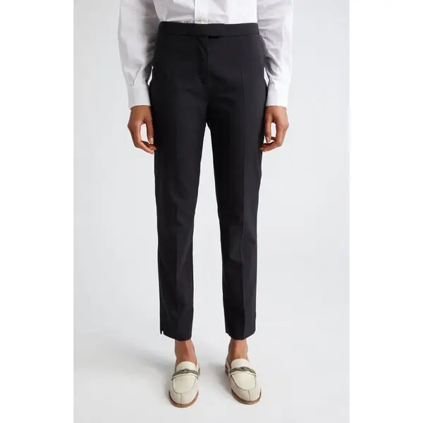 Eleventy Slim Fit Virgin Wool Blend Trousers
