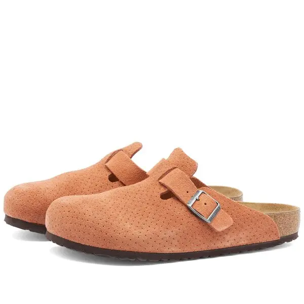 BIRKENSTOCK Boston Embossed Clogs