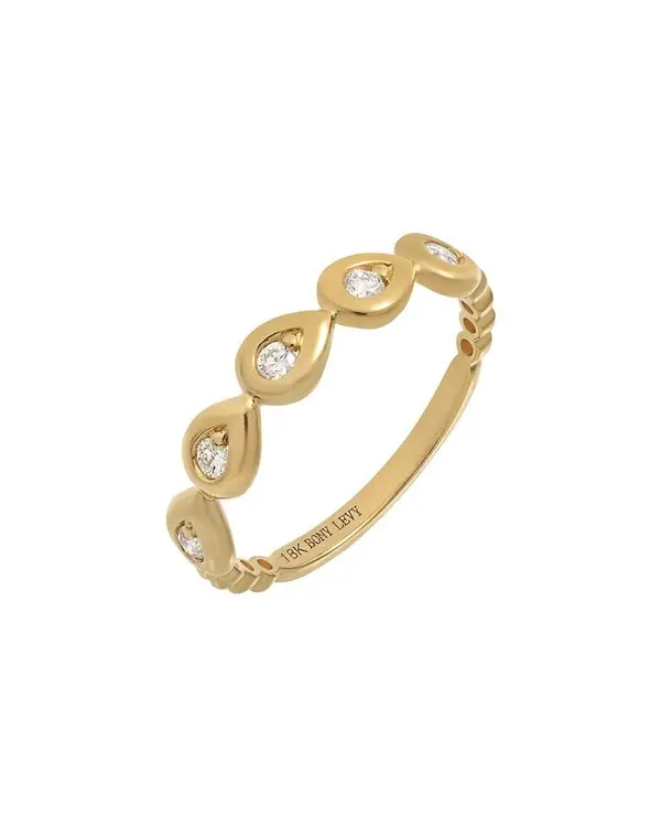 Buy Bony Levy 18k 0.16 Ct. Tw. Diamond Stackable Ring - Nocolor At 50% ...