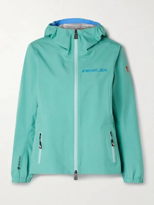 Moncler Valles Hooded Gore-tex Paclite Jacket - Blue