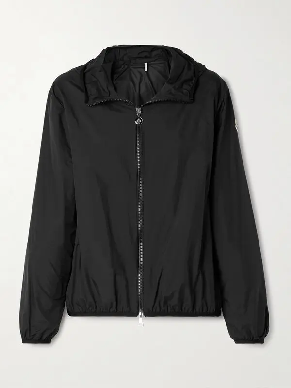Moncler Fegeo Appliquéd Shell Jacket - Black