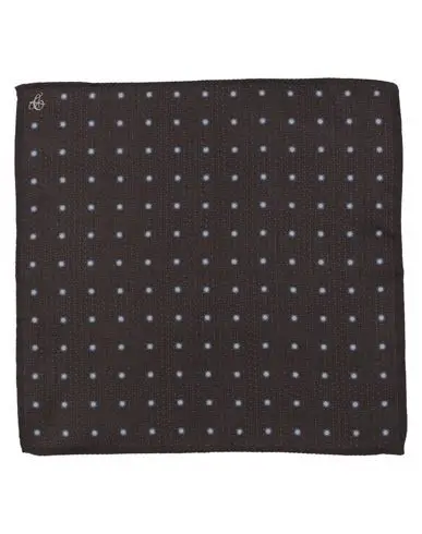 Canali Scarf Silk - Brown