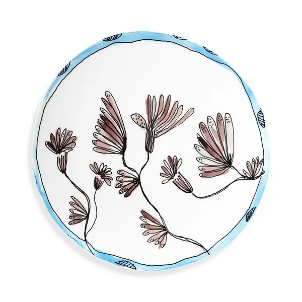 SERAX Marni Camelia Aubergine Large Serving Platter