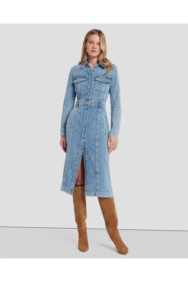 7 For All Mankind Shirt Dress
