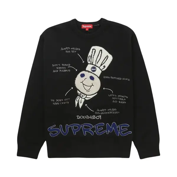 Supreme Doughboy Sweater - Black