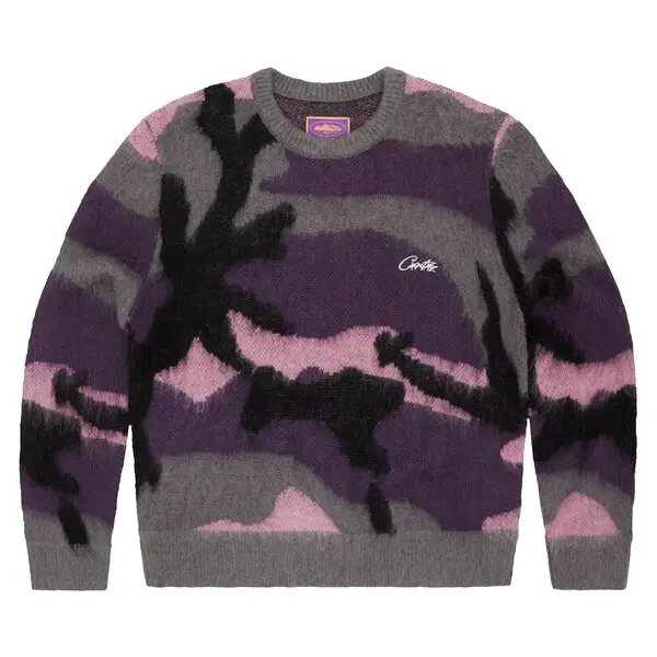 CORTEIZ Mohair Knit Sweater - Multicolor