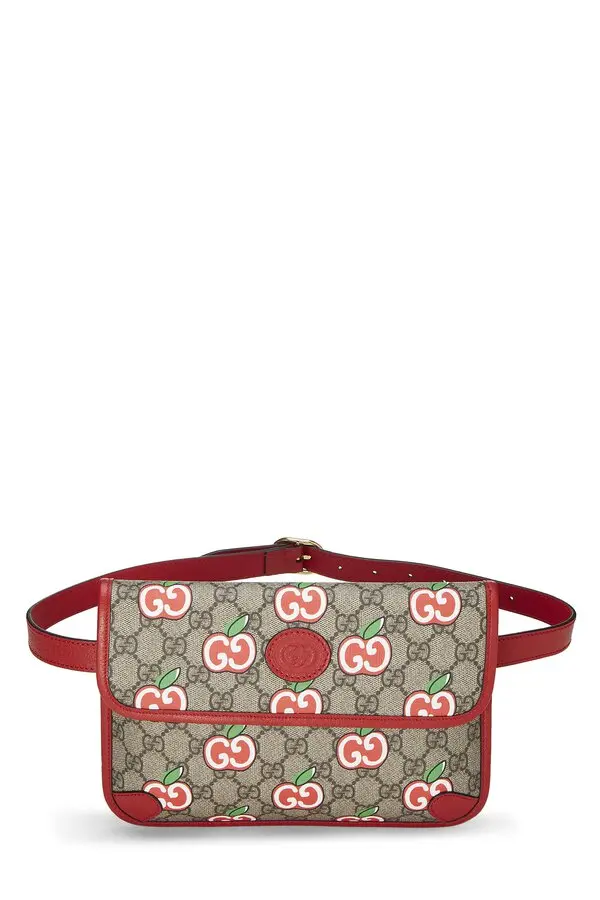 Gucci Original Gg Supreme Canvas Apple Belt Bag