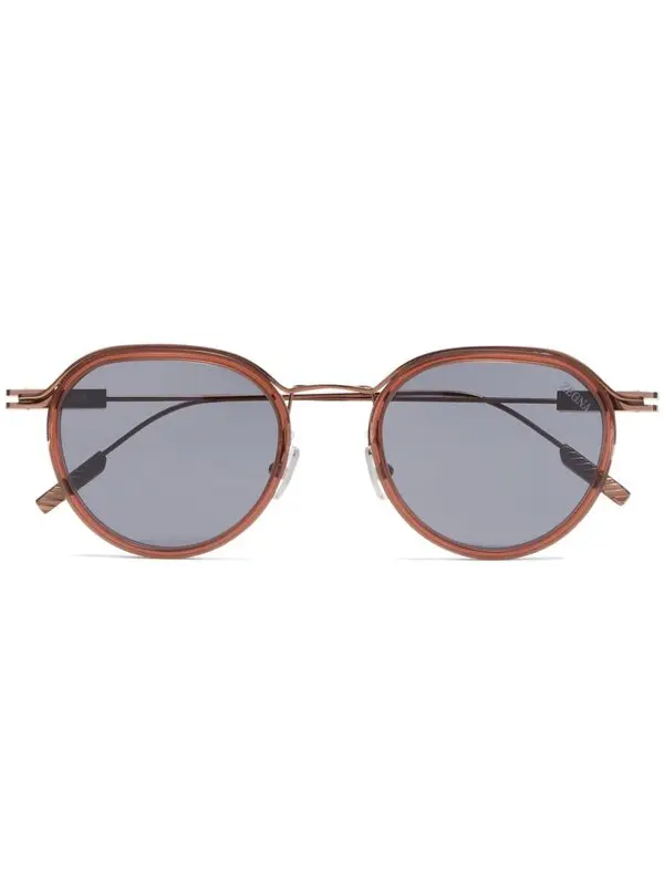 Zegna Round-frame Sunglasses