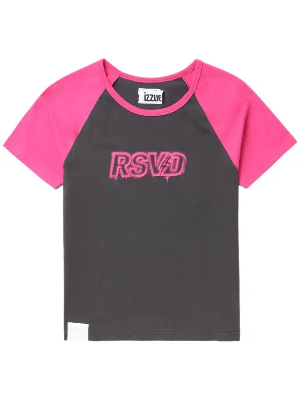 Izzue Logo-print Colourblock T-shirt