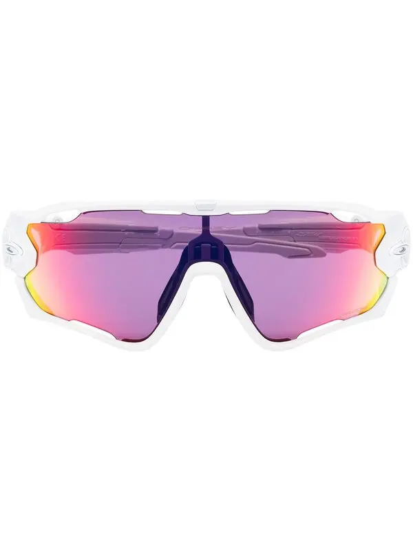 Oakley Jawbreaker Shield-frame Sunglasses - White