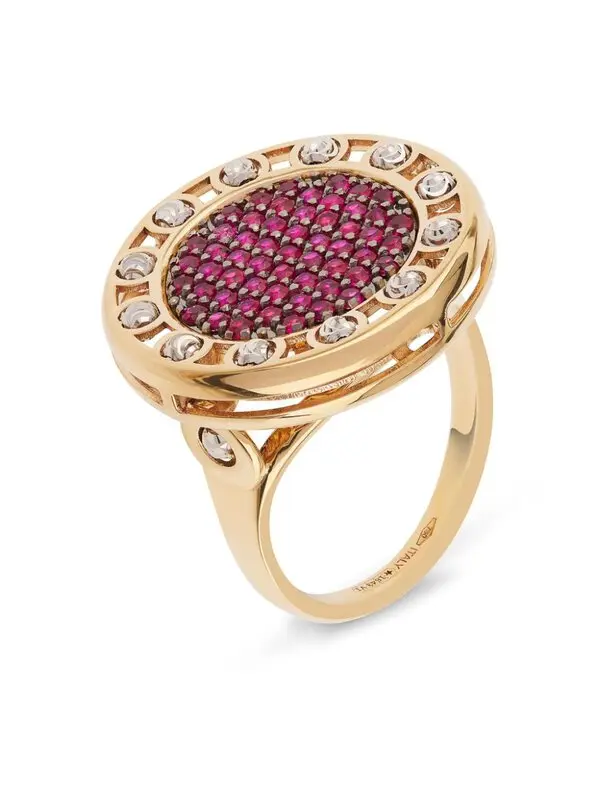OFFICINA BERNARDI 18kt Yellow Senzatempo Ruby Ring