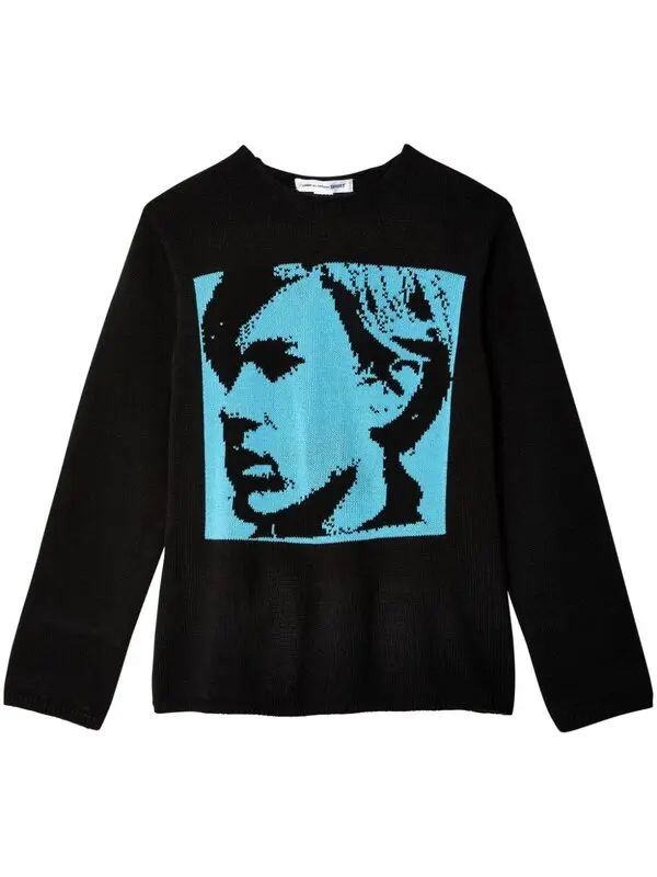 Comme Des Garçons Graphic-print Jumper